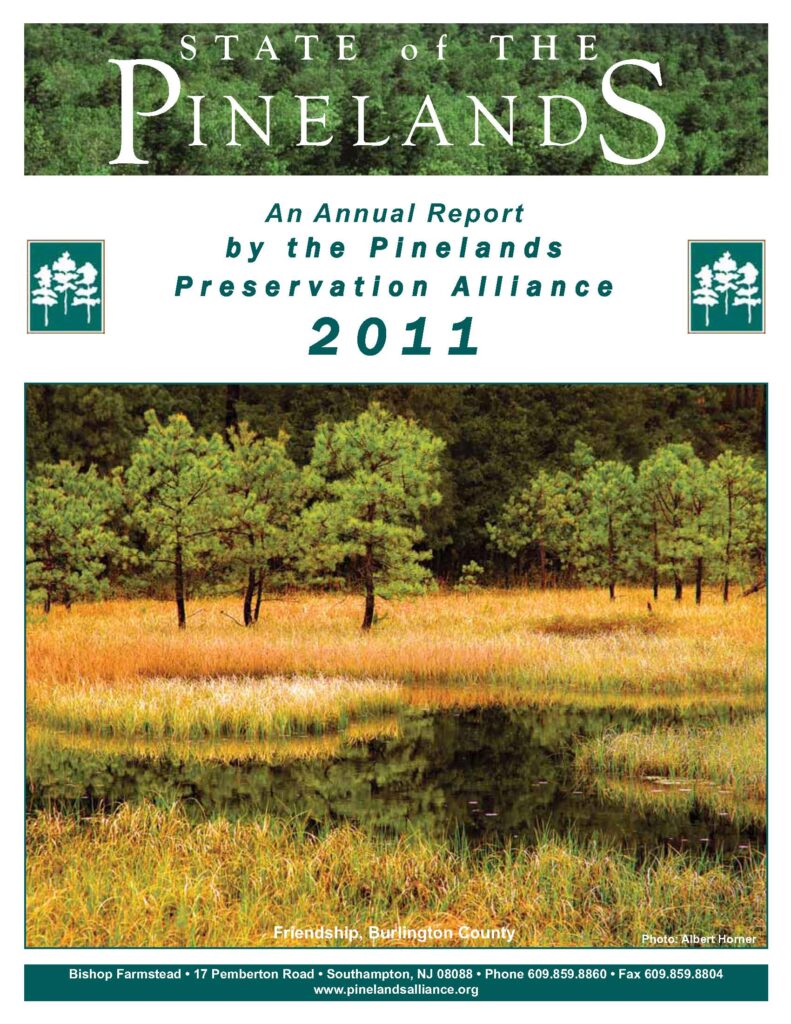 State of the Pinelands 2011 Cover - Protecting the New Jersey Pinelands ...