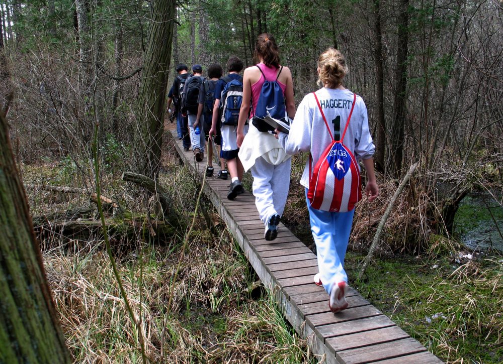 Students hiking - Protecting the New Jersey Pinelands and Pine Barrens ...